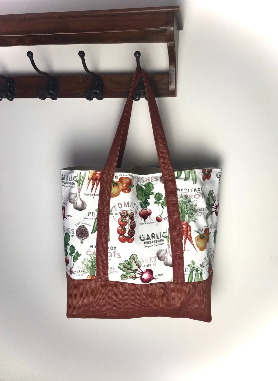 Strong Tote Bag Grocery Vegetables Gift for Chef or Cook - Etsy