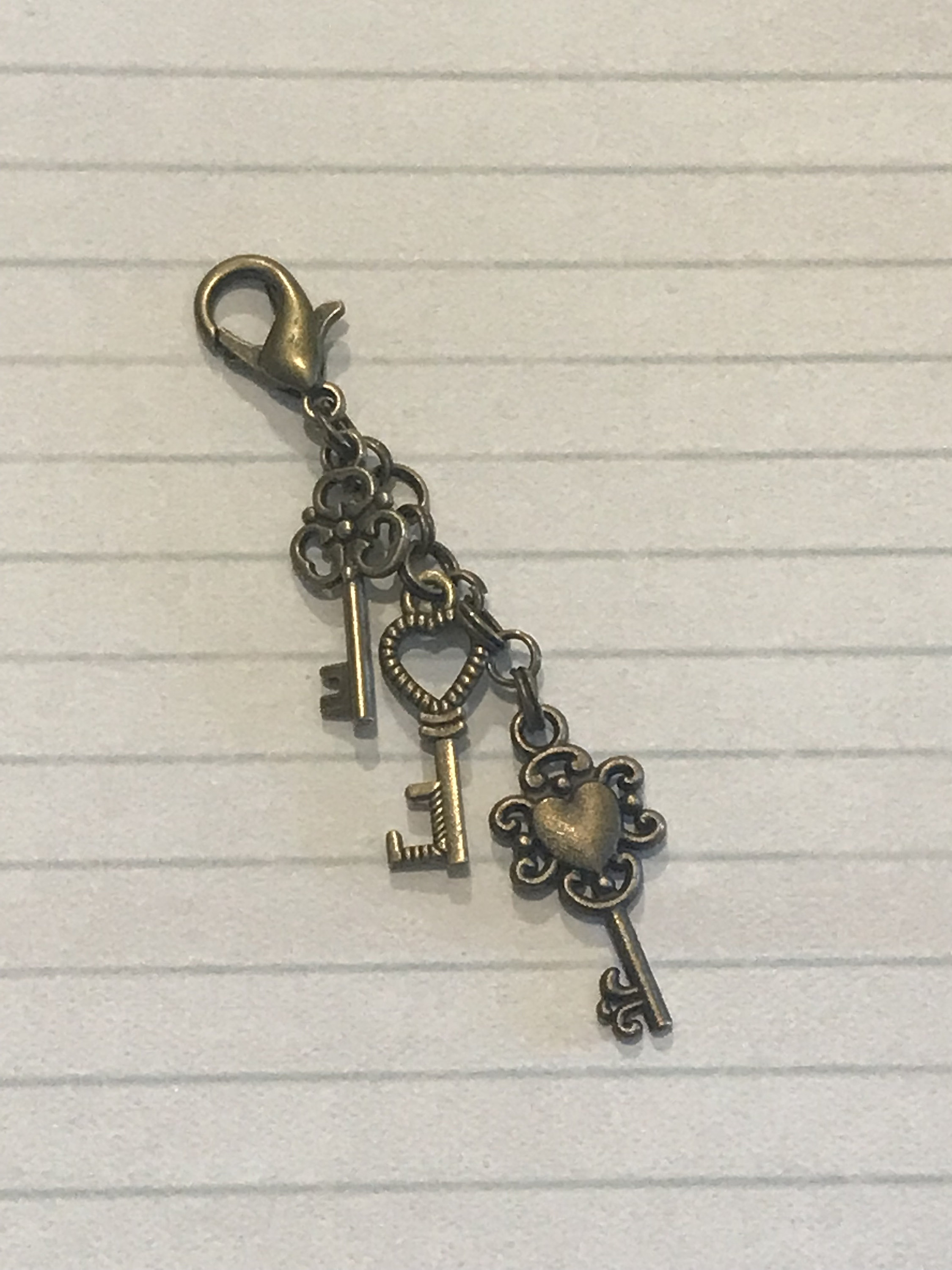 Skeleton Key Keychain