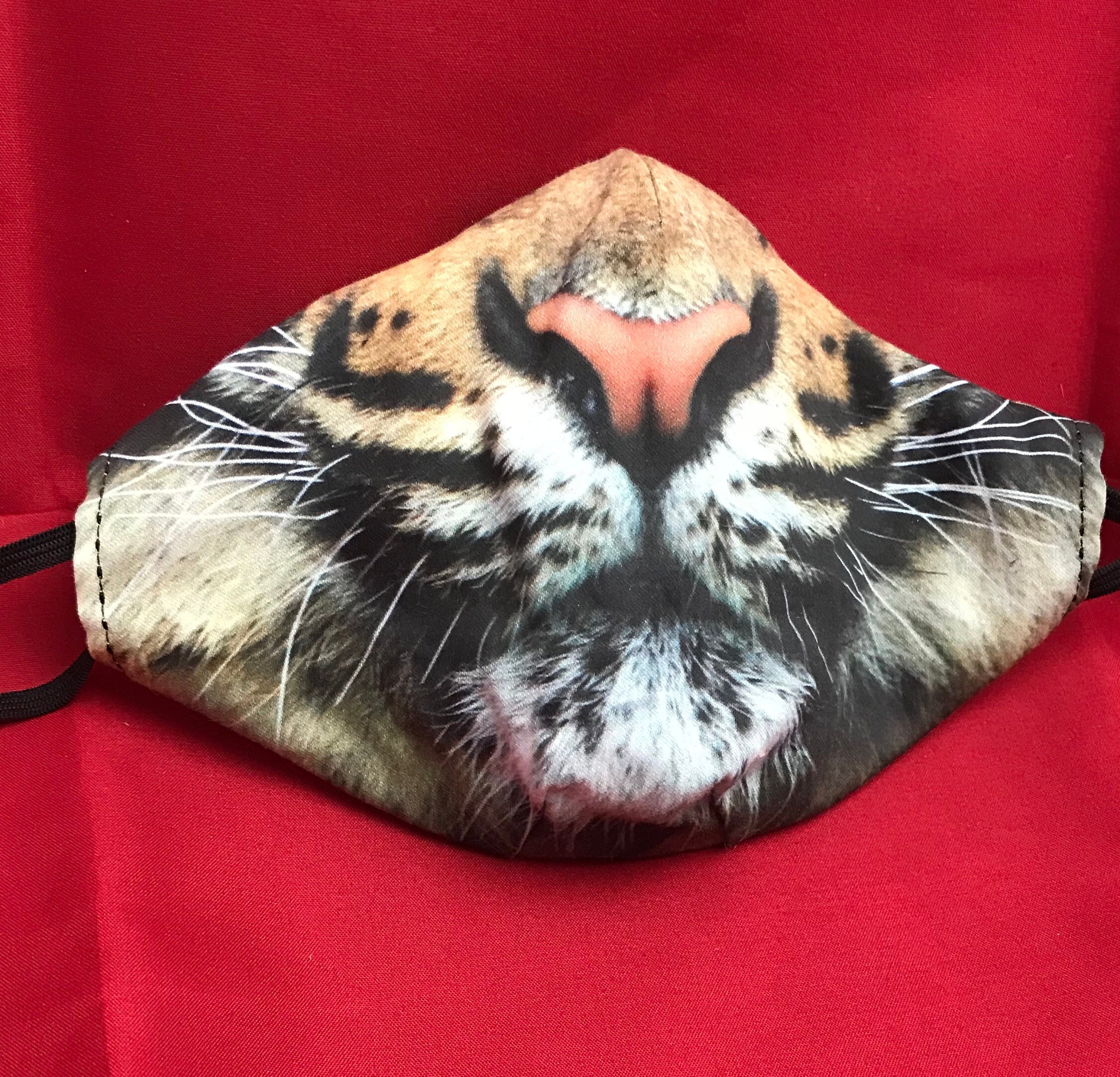Tiger Face Mask Costume for Kids and Adults, Realistic, Yellow Orange ...