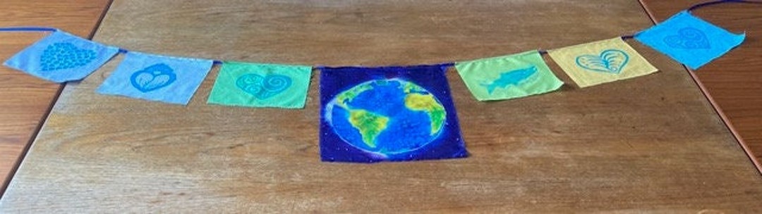 Earth Prayer Flags - Etsy