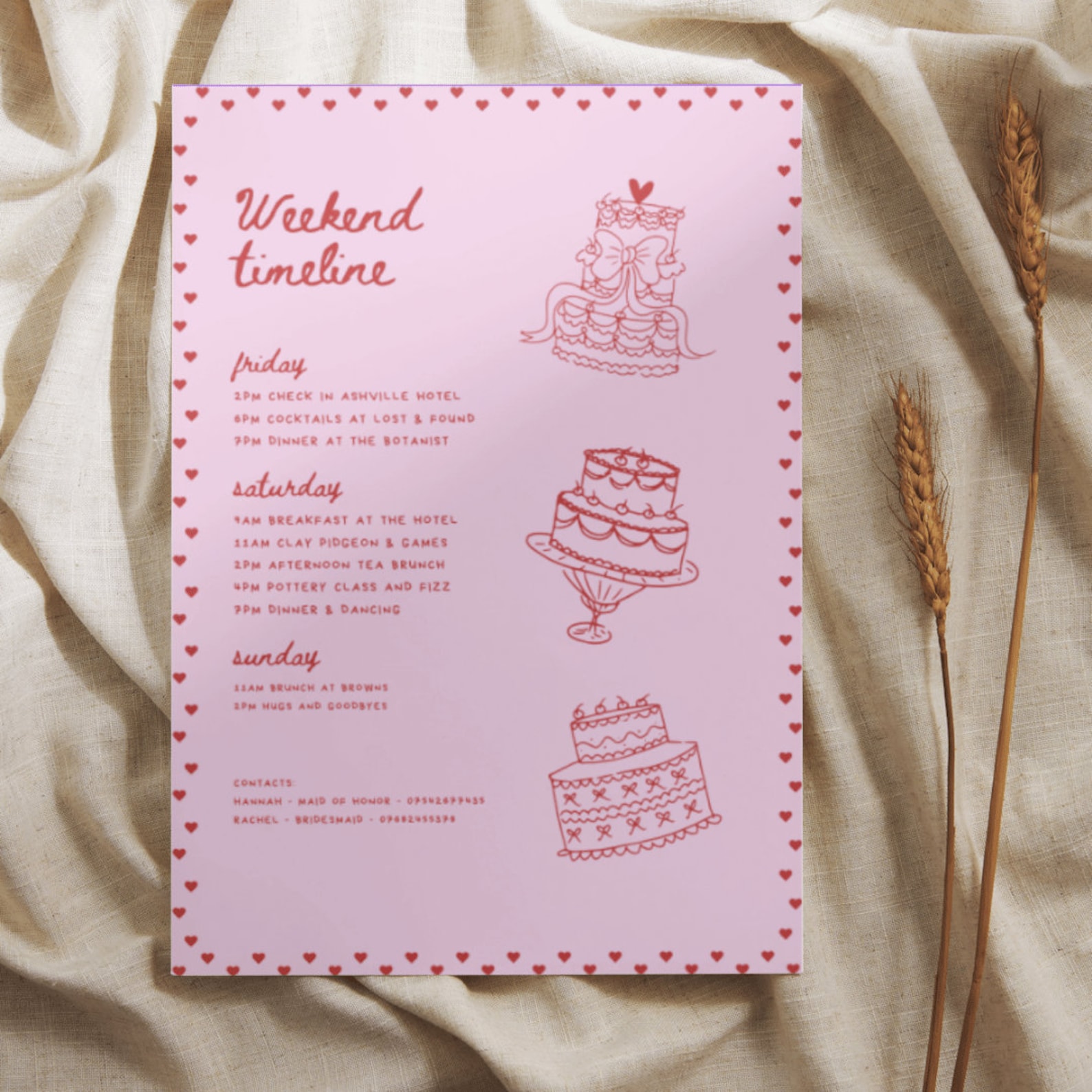 Hand Drawn Wedding Cakes Illustration Set Bundle, SVG PNG JPG, Icon Black & White, Clipart ...