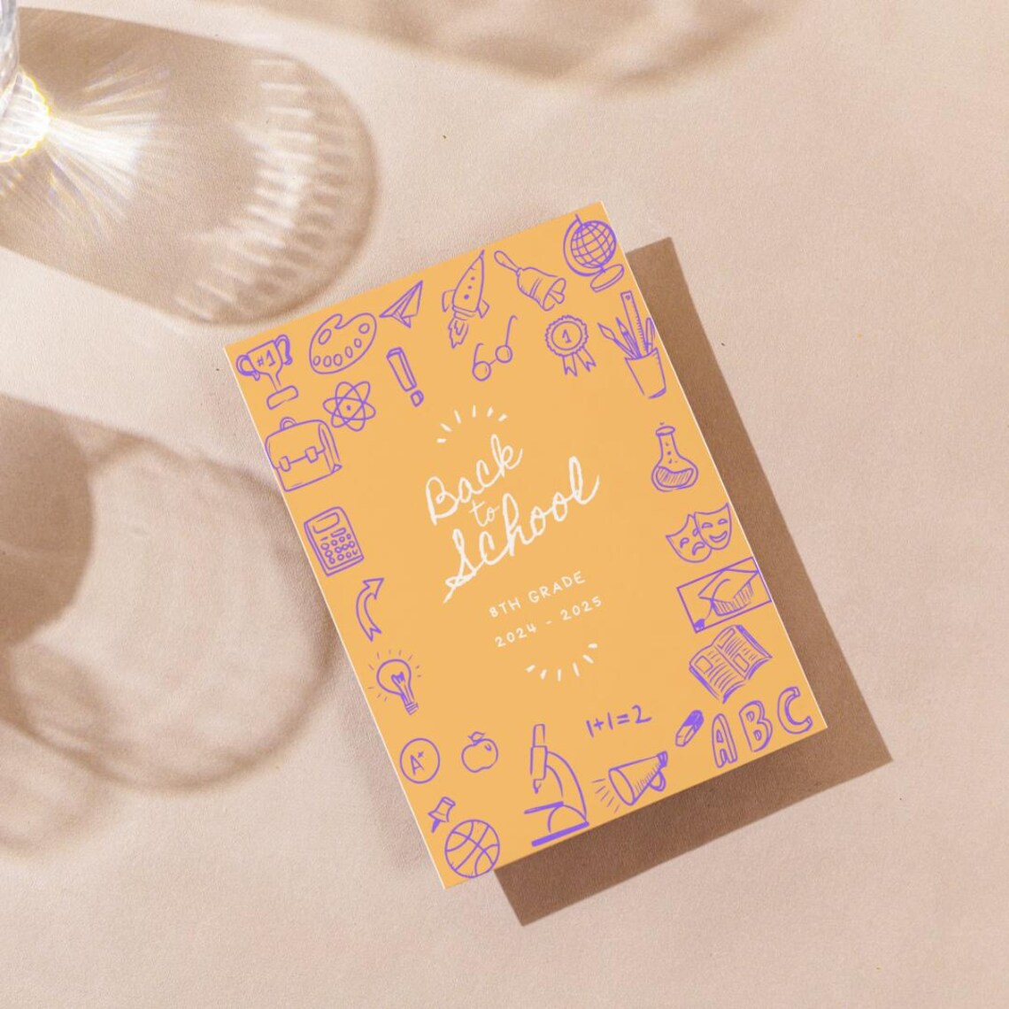 Hand Drawn Back to School Illustration Bundle Set, SVG PNG JPG, Icon ...