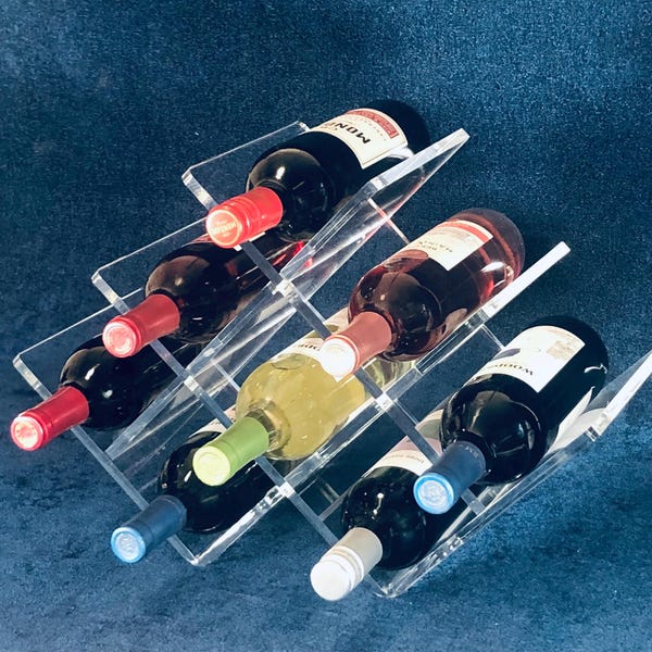 Acrylic Wine Rack - Etsy