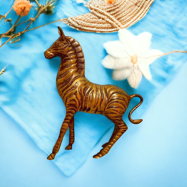 Brass Zebra - Etsy