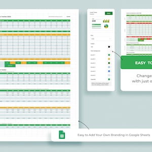 Personal Finance Dashboard for Google Sheets / Editable Savings Tracker ...
