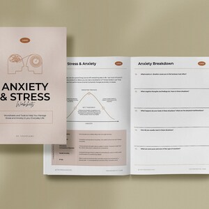 COACH Stress and Anxiety Worksheets / Coaching Tools / Brandable ...