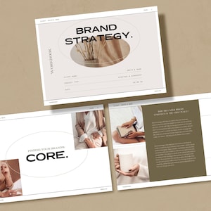 Interactive Branding Workbook / Brand Designer Workbook Templates ...