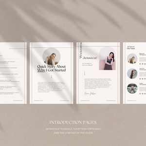 Client Welcome & Pricing Guide CANVA / Client Onboarding Templates ...