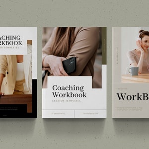 100 Elegant Coaching Workbook Creator Templates / Canva Workbook ...