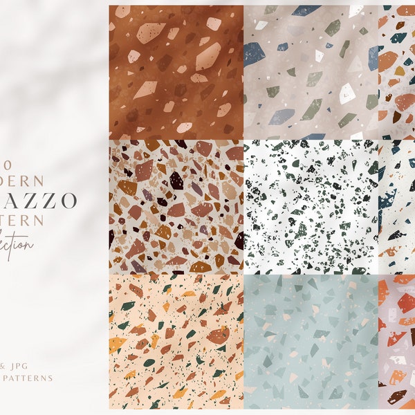 Terrazzo Pattern - Etsy