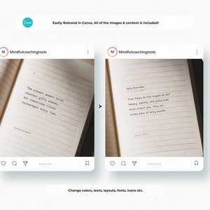 30 Days of Wisdom Social Media Posts / Paper Instagram Templates ...