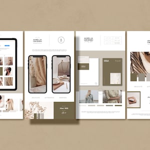 Studio Brand Sheets for CANVA & Indesign / Brand Sheets / Brand ...