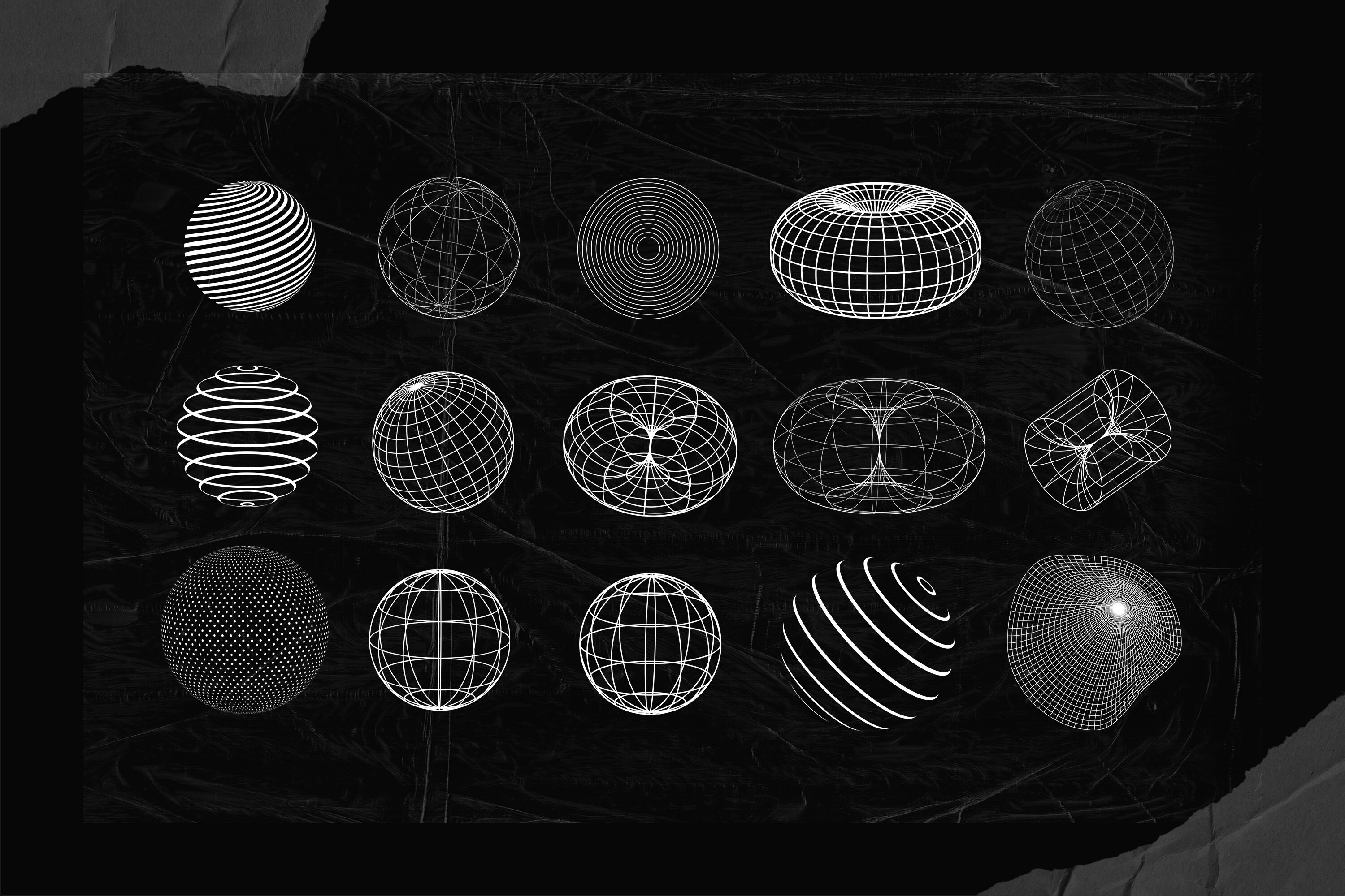 125+ Abstract Futuristic Shapes / Modern Abstract Shapes Clipart ...