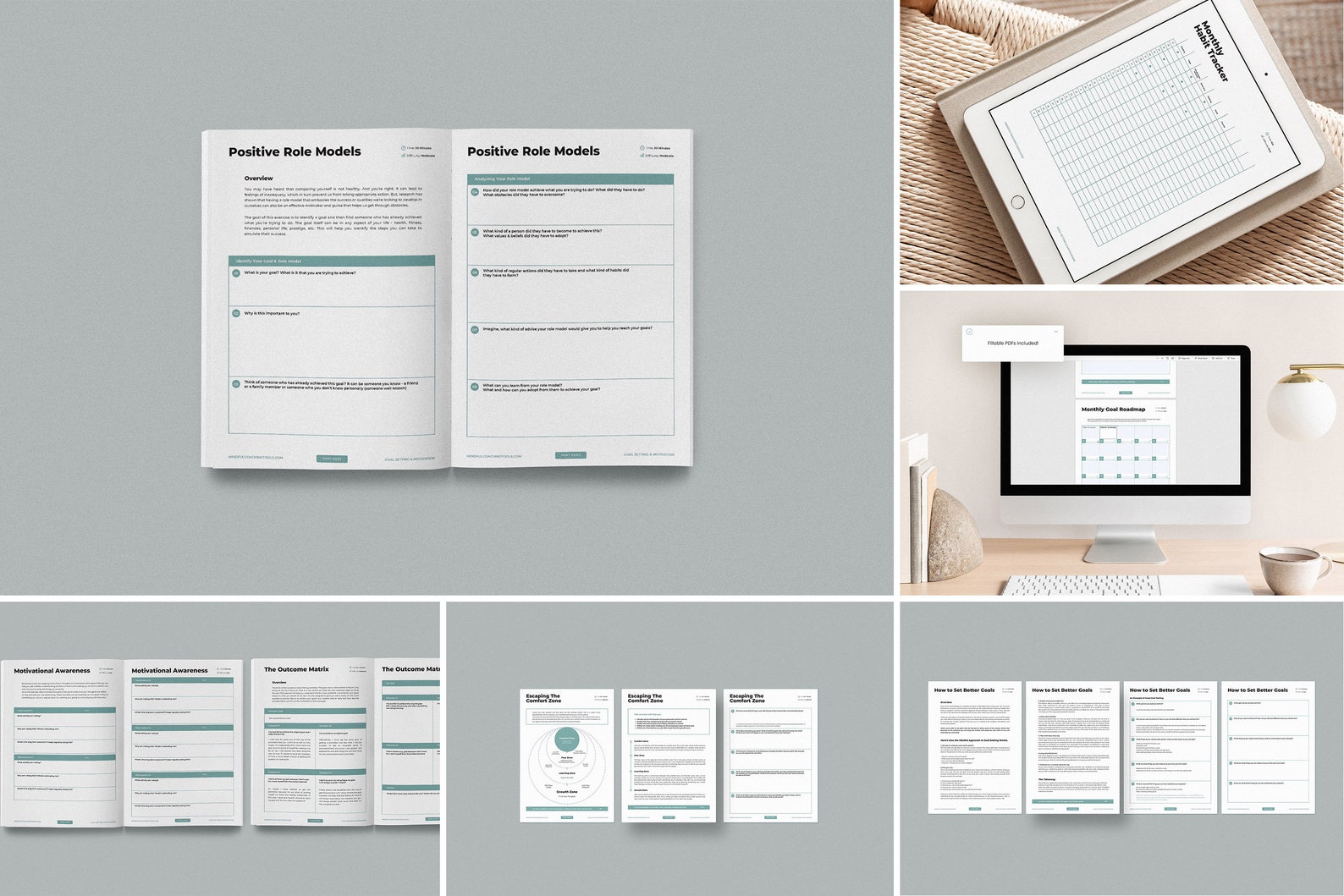 GOAL Setting & Motivation Toolkit / Editable Coaching Tools and Exercises/ Interactive Coaching ...