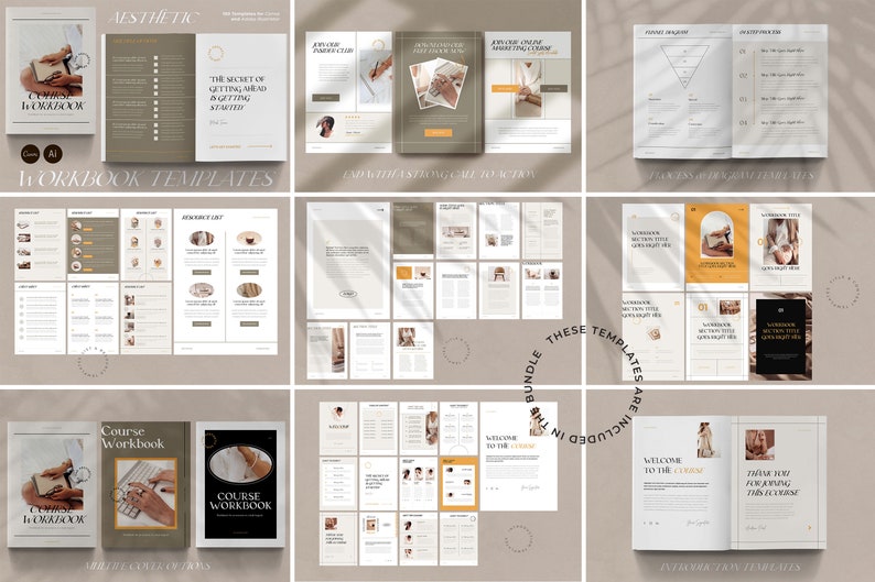 Creative Entrepreneur Bundle CANVA / Workbook Templates / | Etsy