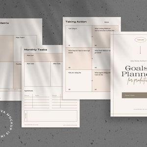 Canva A4 & US Paper Mockups - Etsy