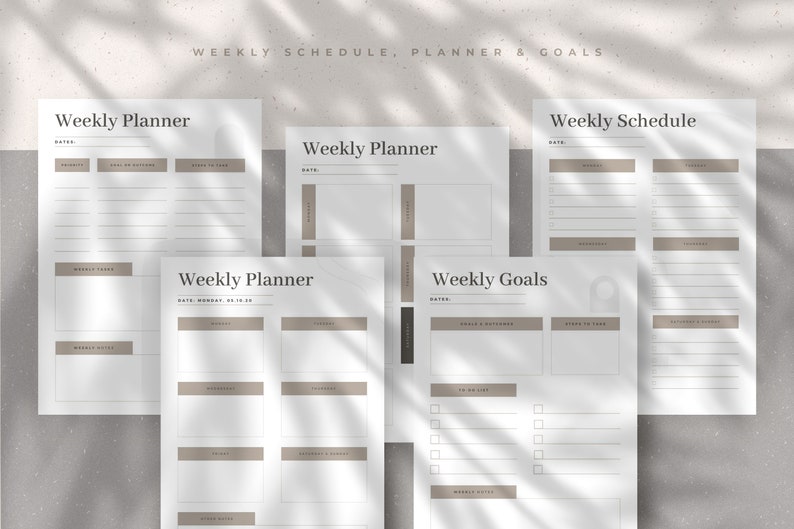 Canva Planners Bundle / To-do Lists / Daily Planner / Weekly & - Etsy
