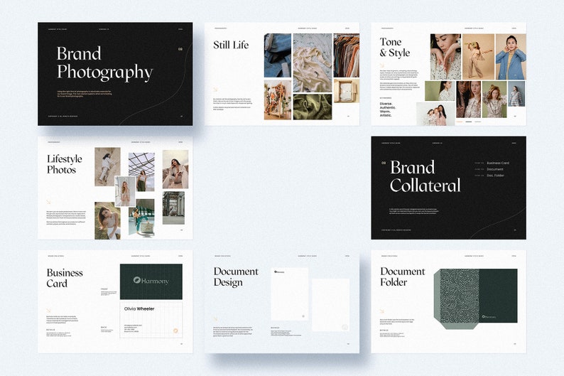 HARMONY Brand Guidelines for Canva, Illustrator, and Indesign - Etsy