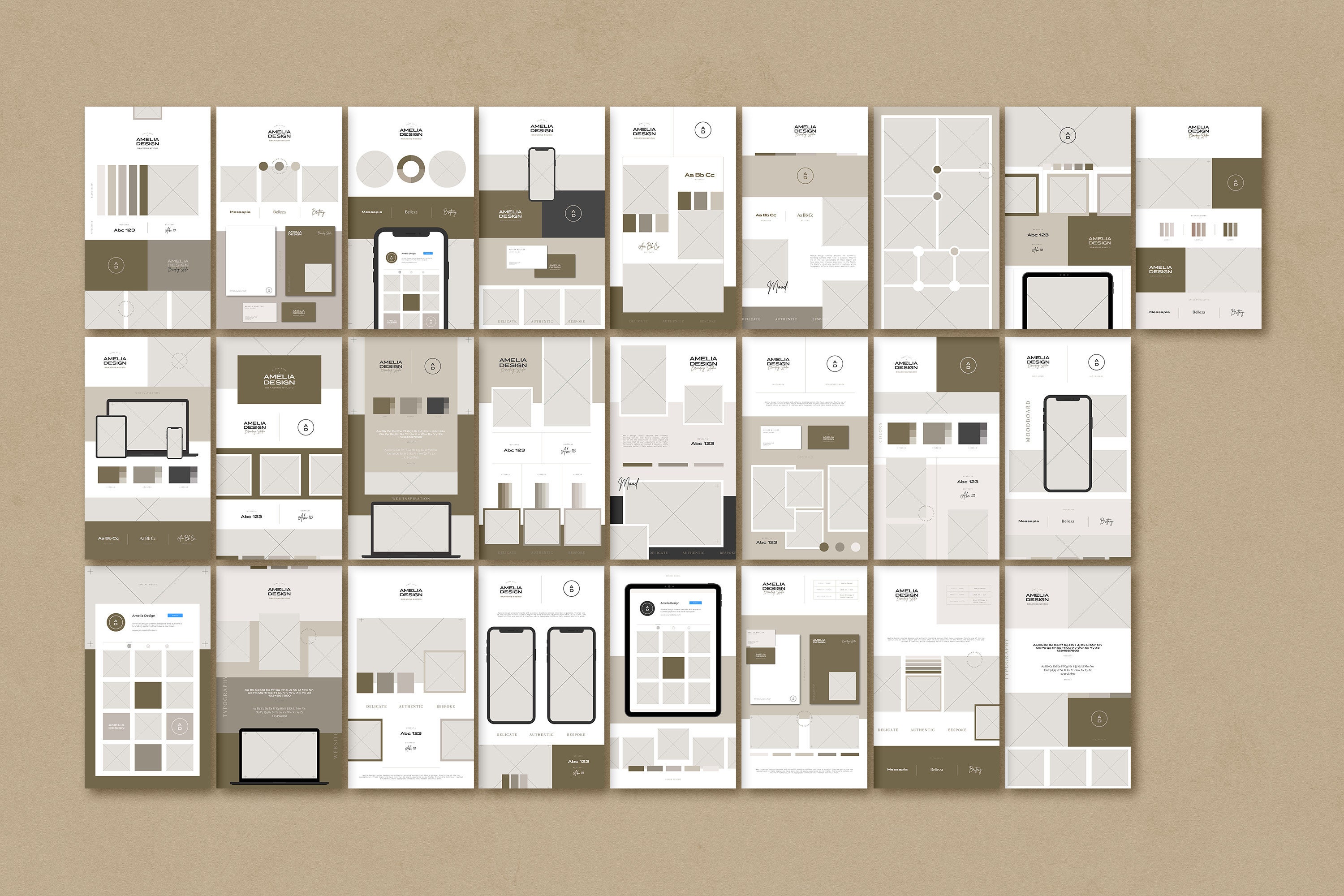 Studio Brand Sheets for CANVA & Indesign / Brand Sheets / - Etsy