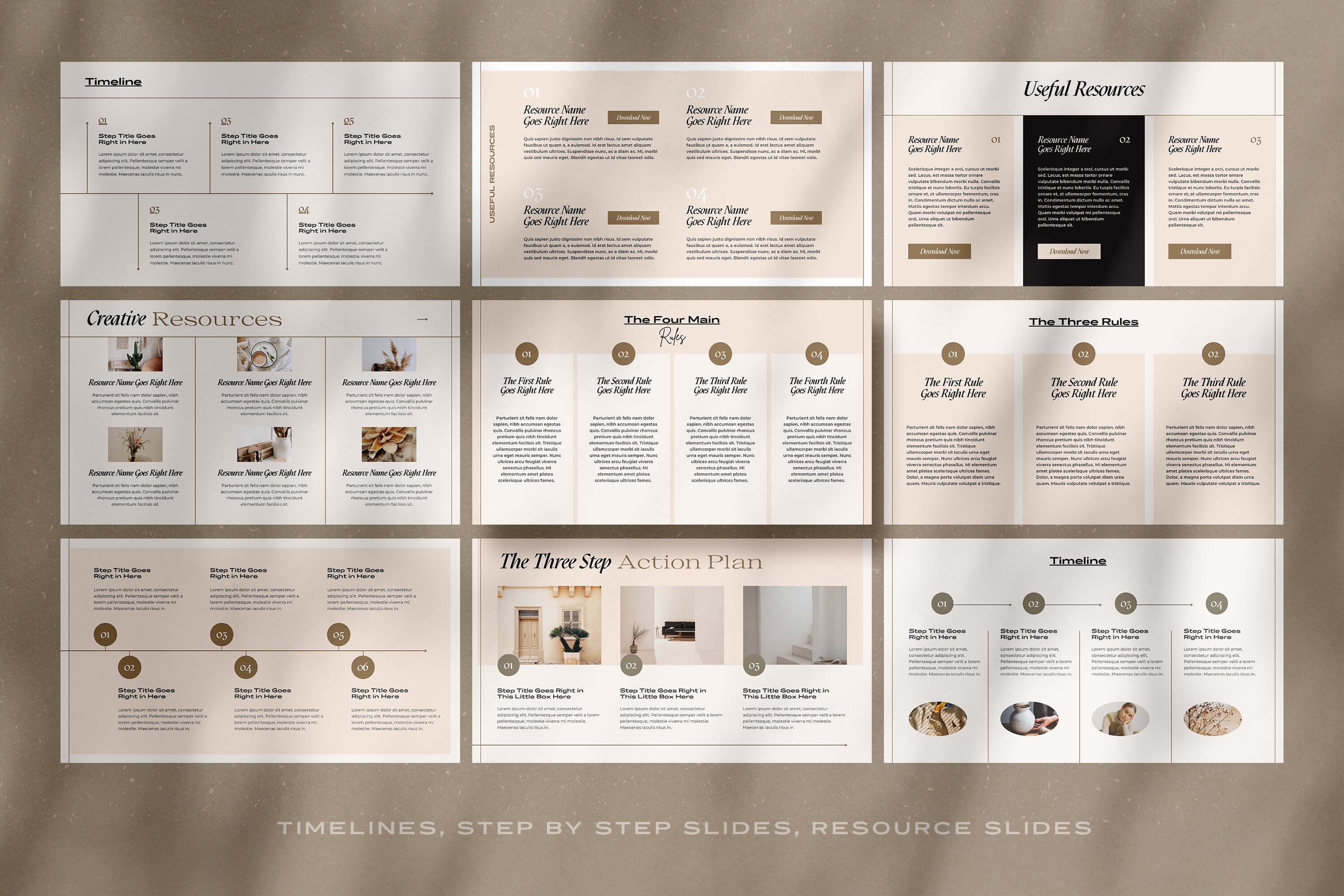 Aesthetic Ecourse Slide Deck CANVA / E-course Slides / Canva Template ...