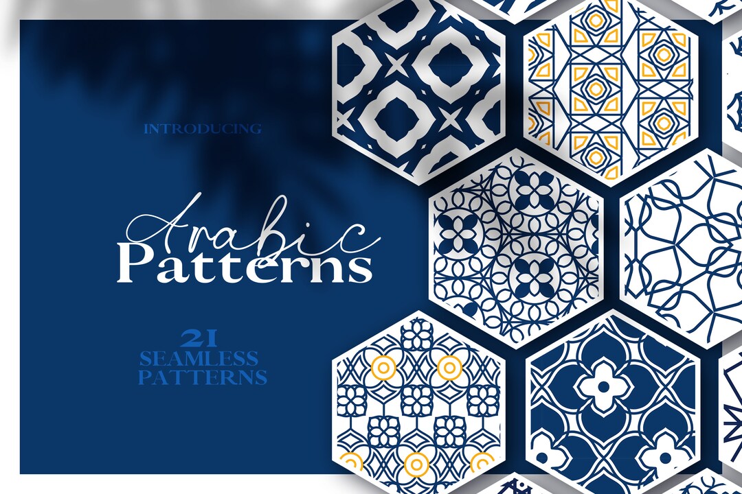 Arabic & Islamic Seamless Patterns - Etsy