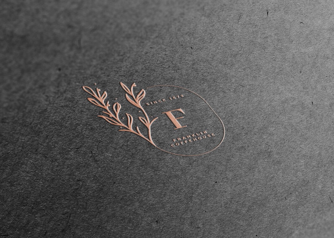 Minimal Logo Template, Instant Download Logo Design, DIY Logo ...