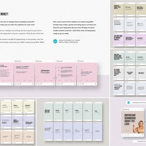 Weight Loss Instagram Carousels / Ready Made Fat Loss Instagram ...