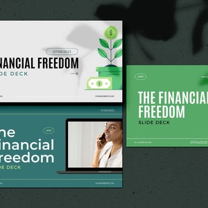Financial Freedom Slide Deck for CANVA / Money, Investing and Budgeting ...