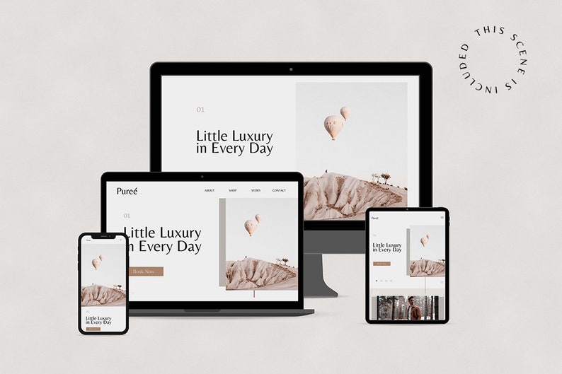 CANVA Minimal Device Mockups / Iphone Mockup / Ipad Mockup / - Etsy