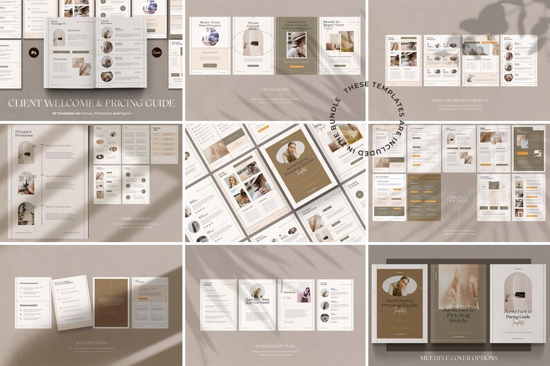 Creative Entrepreneur Bundle CANVA / Workbook Templates / | Etsy