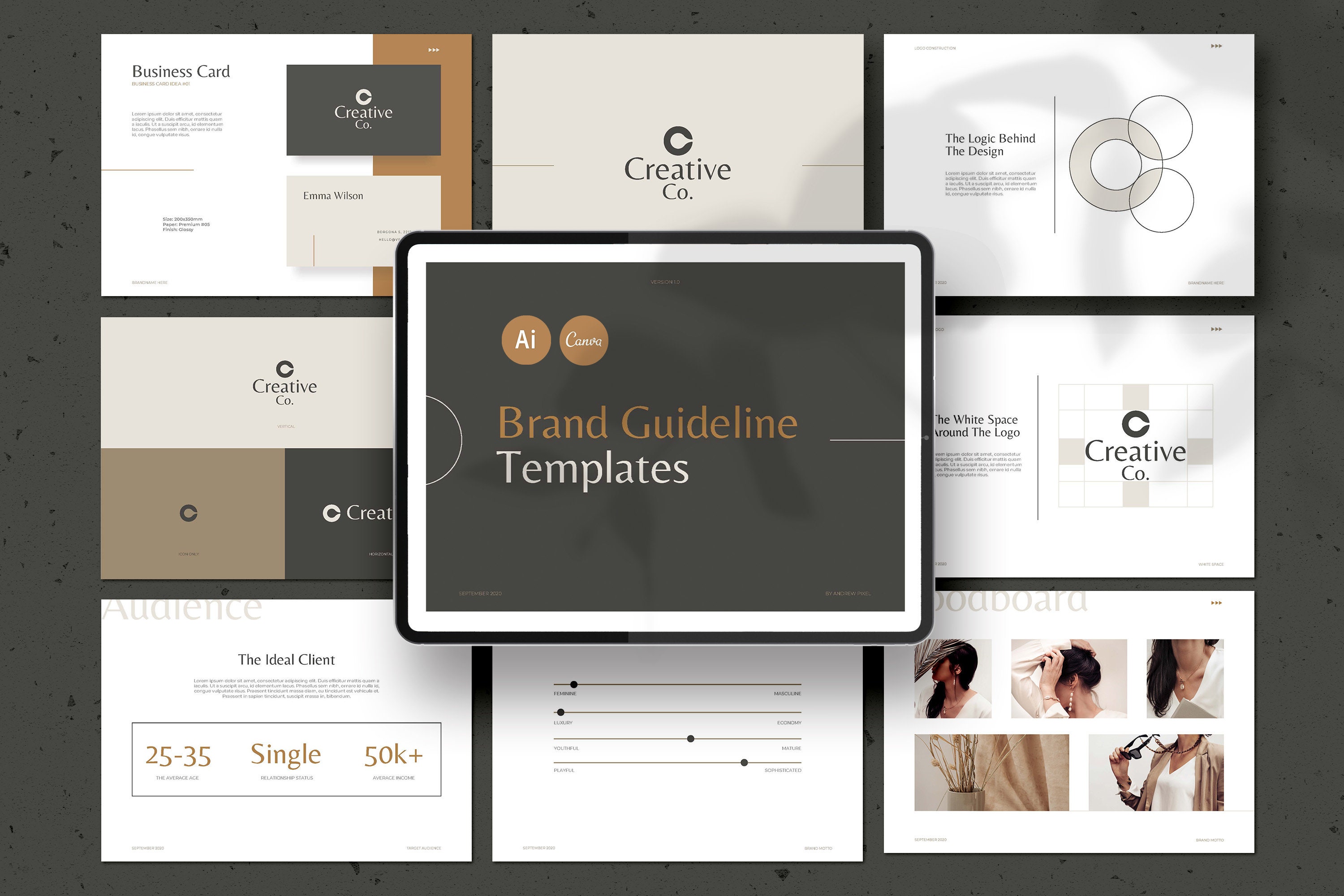 Brand guideline design • Ricrea Grafica