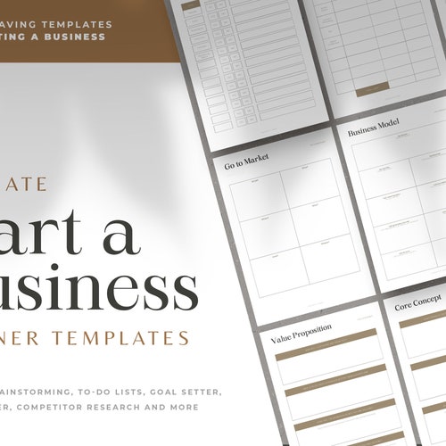 Ultimate Business Planner Templates Canva Planners / - Etsy