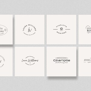 40 Personal Branding Logo Templates for CANVA / Done-for-you Logo ...