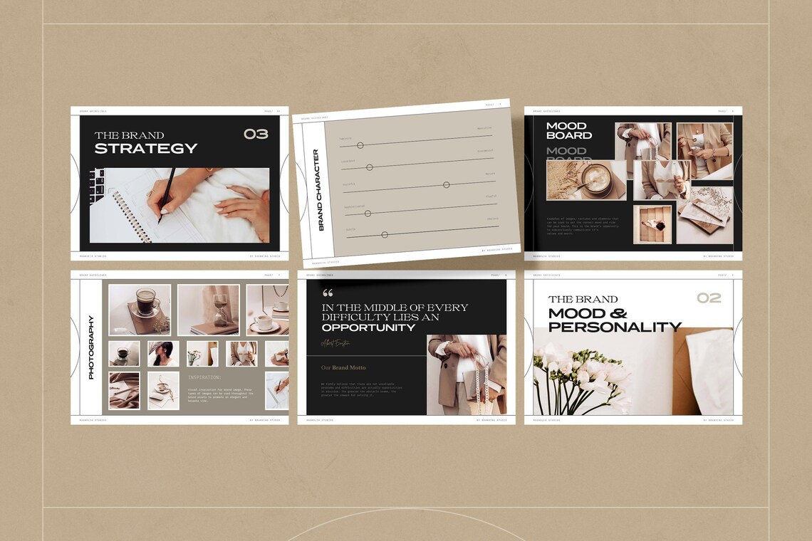 Editable Studio Brand Guidelines for Canva and Instagram - Etsy