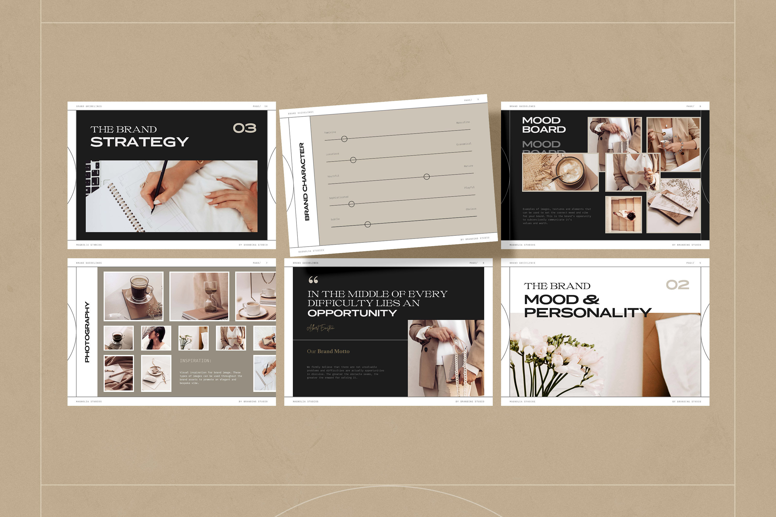 Editable Studio Brand Guidelines for Canva and Instagram - Etsy