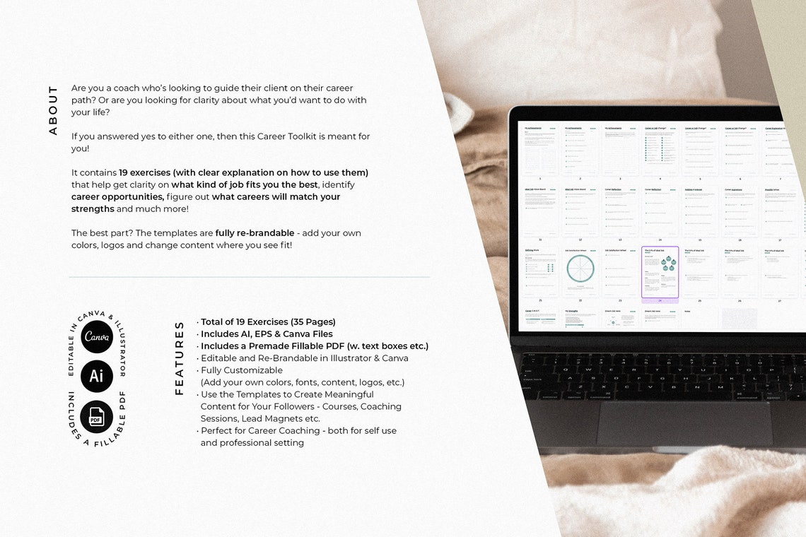 Career Coach Toolkit / Editable Coaching Tools for Career - Etsy