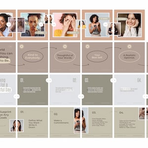 200 Step-by-step Coaching Carousel for CANVA - Etsy