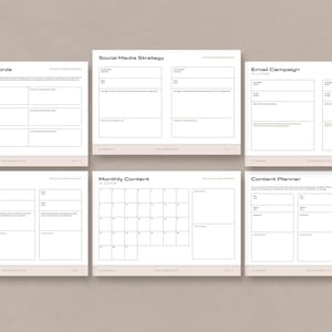 Interactive Marketing Workbook / Brandable Marketing Strategy Workbook ...