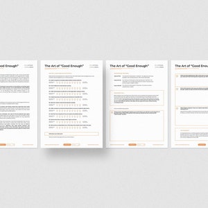 Overthinking and Anxiety Toolkit / Editable Coaching Tools and ...