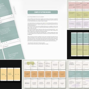Mental Health & Mindset Carousels for CANVA - With REAL Content and ...