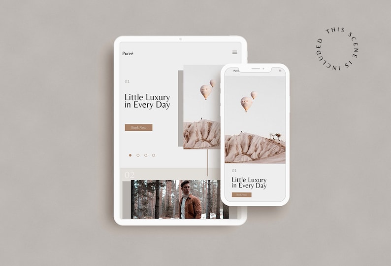 CANVA Minimal Device Mockups / Iphone Mockup / Ipad Mockup / - Etsy
