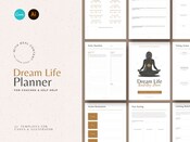 Wheel of Life Editable Canva Template, Life Balance Wheel, Life Circle ...