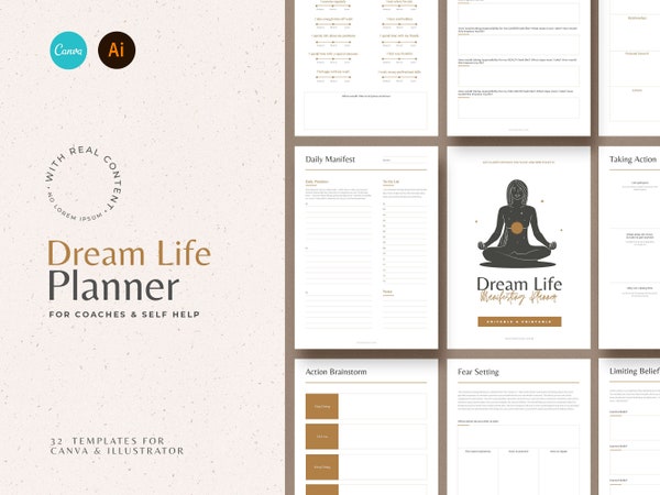 Wheel of Life Editable Canva Template, Life Balance Wheel, Life Circle ...