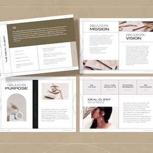 Editable Studio Brand Guidelines for Canva and Instagram - Etsy