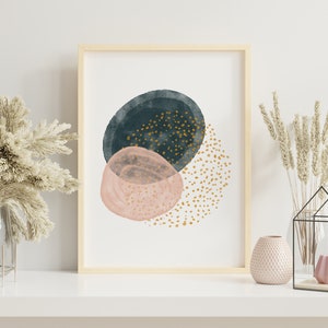 Modern Watercolor Shapes Bundle / Minimal Watercolor Splashes Bundle - Etsy