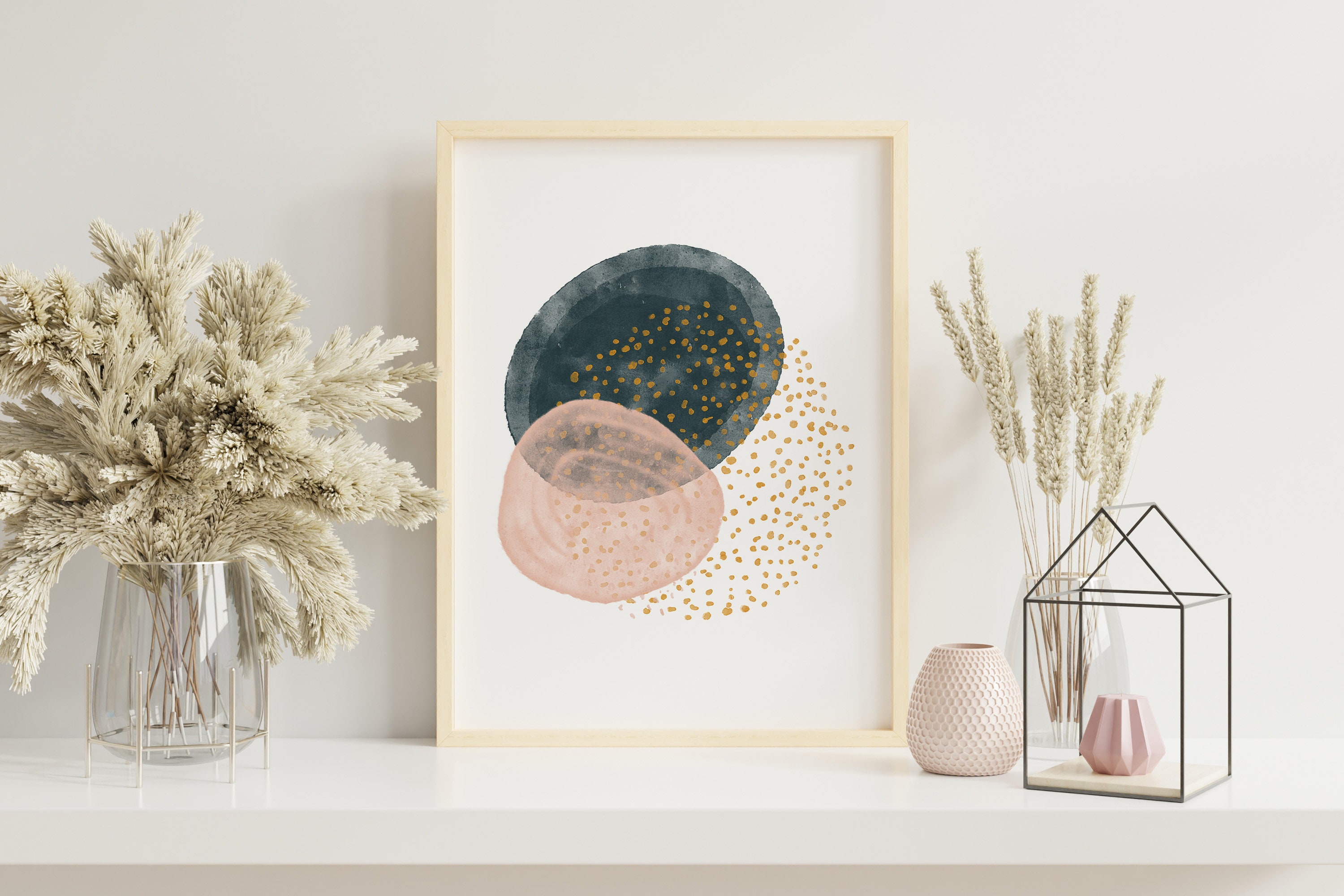 Modern Watercolor Shapes Bundle / Minimal Watercolor Splashes Bundle - Etsy