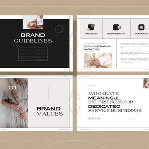 Editable Studio Brand Guidelines for Canva and Instagram - Etsy