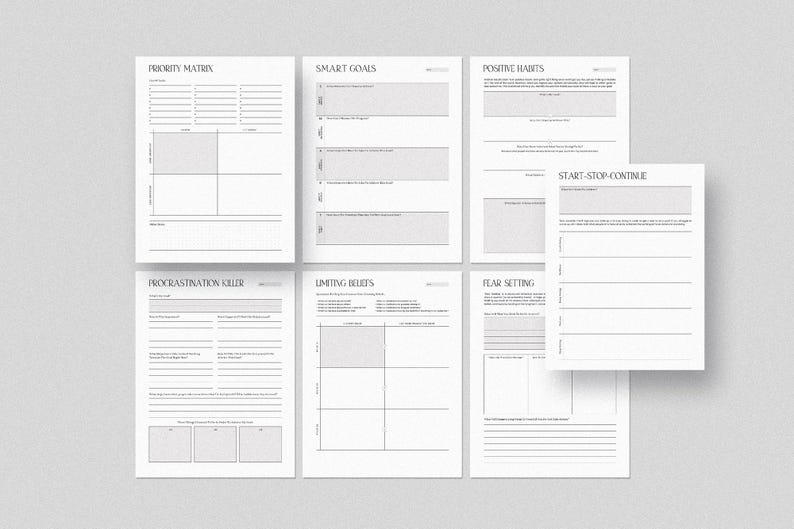 Premium Editable Planner Templates / for Illustrator and Canva / Daily ...