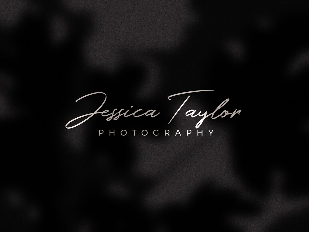 Watermark Logo Template, Minimal Logo, Shop Logo, DIY Logo, Blog Logo ...