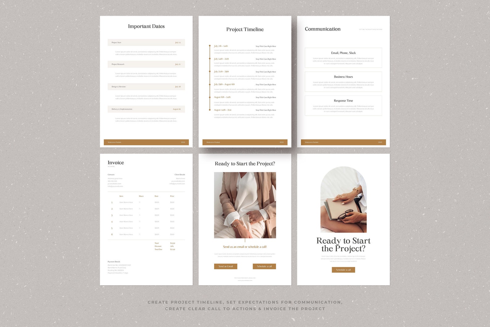 Service Client Welcome Packet / Client Onboarding Templates / - Etsy